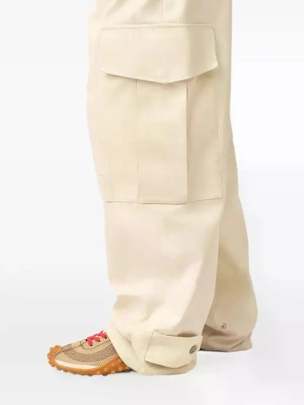 AMI Paris Baggy Fit Cargo Cotton Trousers