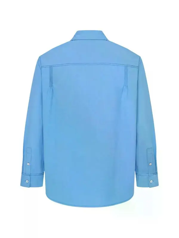 SOLID HOMME Chest-pocket Button-up Shirt