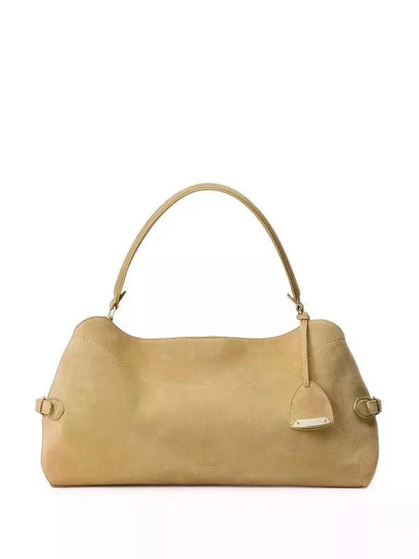 Ralph Lauren Buckle-detail Suede Tote Bag - Neutrals