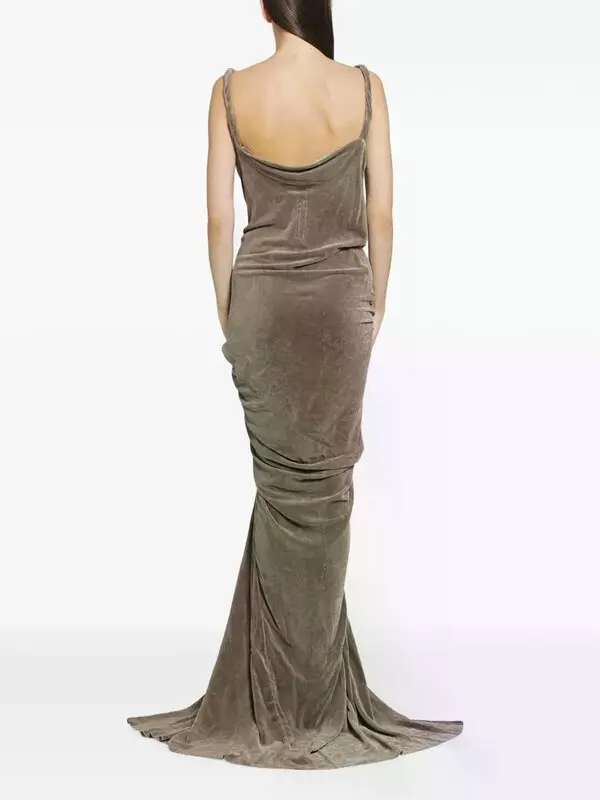 Rick Owens Strutter Draped Maxi Dress