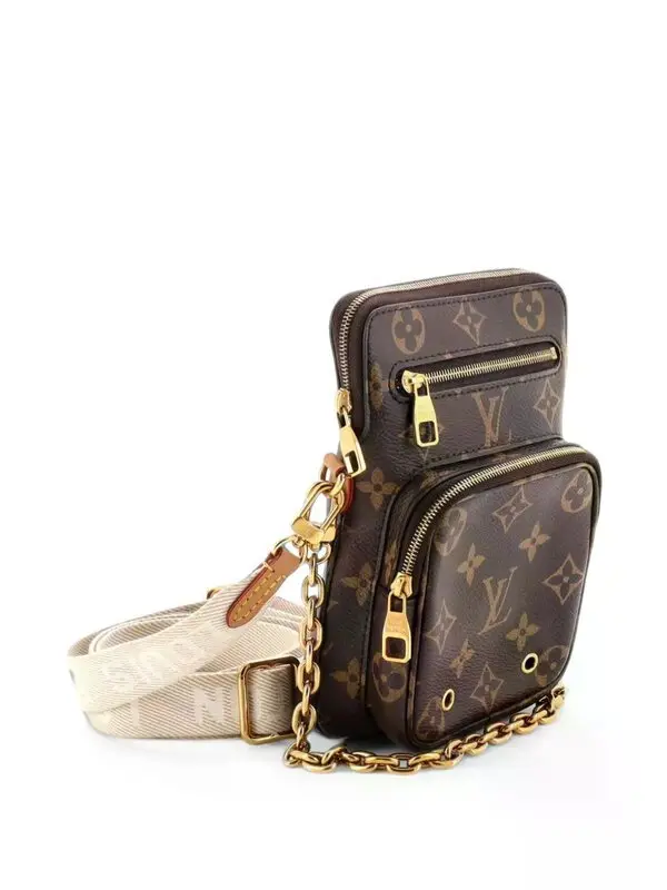LOUIS VUITTON Monogram Canvas Utility Phone Sleeve Crossbody Bag