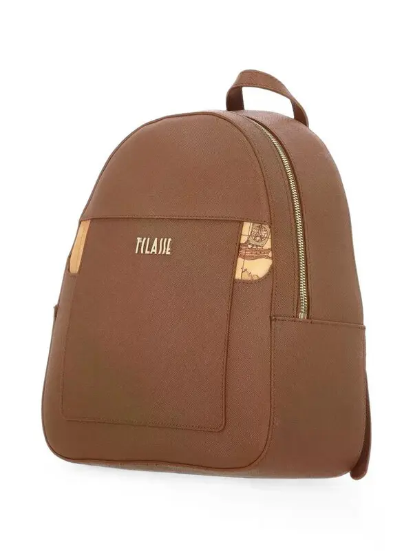 ALVIERO MARTINI 1° CLASSE Map-print Logo-plaque Backpack