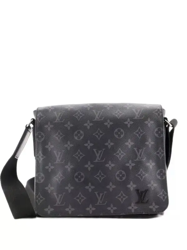 LOUIS VUITTON Monogram Eclipse Canvas Messenger Bag Pm