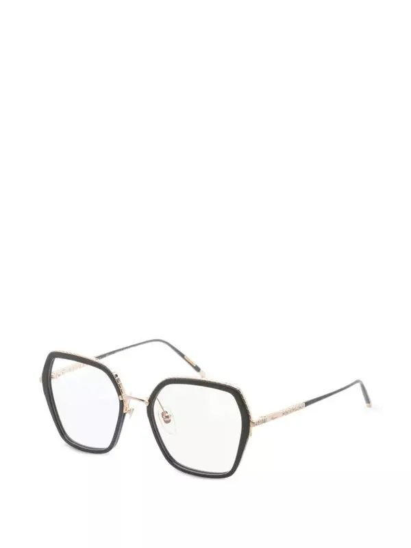 Chopard Embellished Geometric Eyeglasses