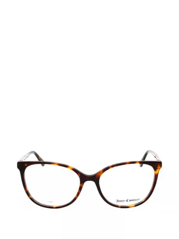 Juicy Couture Tortoiseshell-effect Cat-eye Frame Eyeglasses - Brown