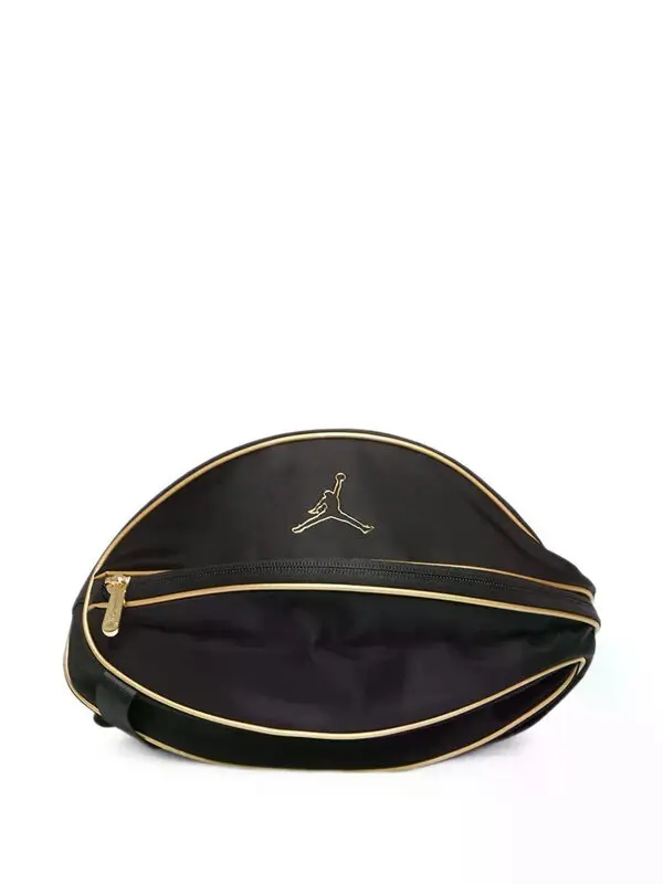 JORDAN Logo-embroidered Backpack - Black