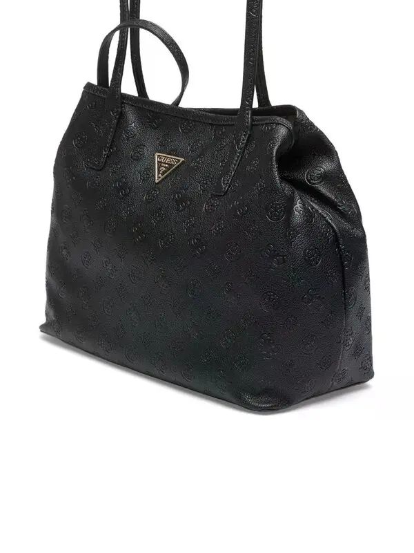 Guess Logo-embossed Tote Bag - Black