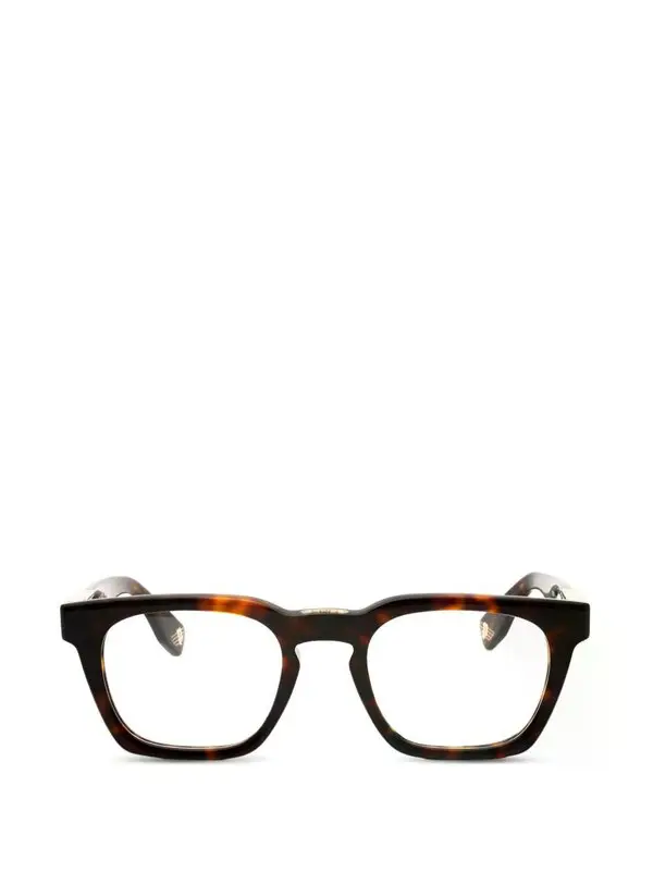 POLICE Tortoiseshell-effect Rectangle-frame Eyeglasses