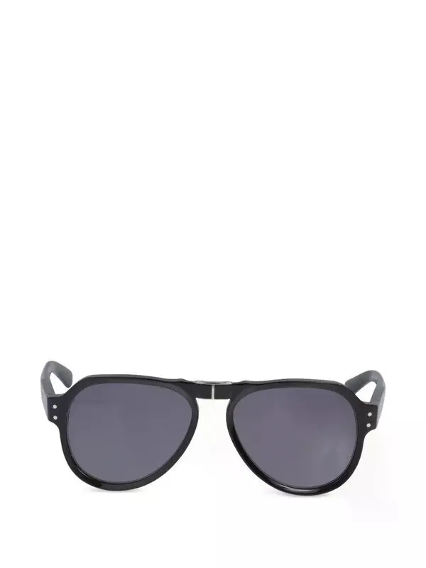 Kàdor Pilot Frame Sunglasses With Silver-tone Hardware - Black