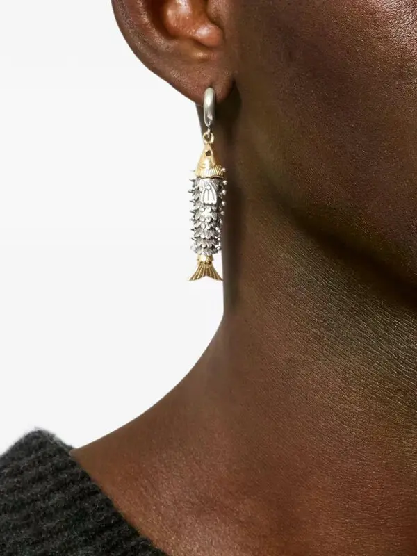 MARANT Isabel River Hoop Earrings - Silver
