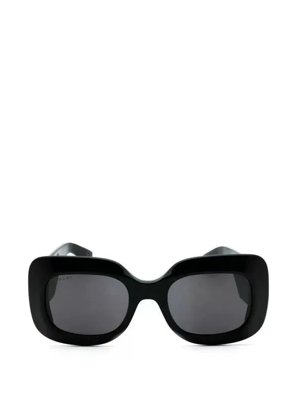 Gucci Rectangle Frame Sunglasses - Black