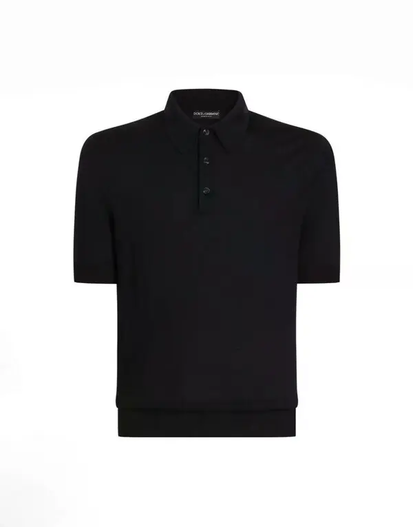 Dolce & Gabbana Cashmere Polo Shirt