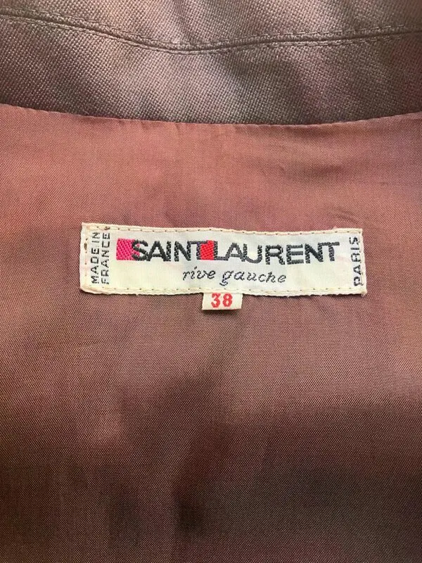 Saint Laurent 1970s Belted Skirt Suit