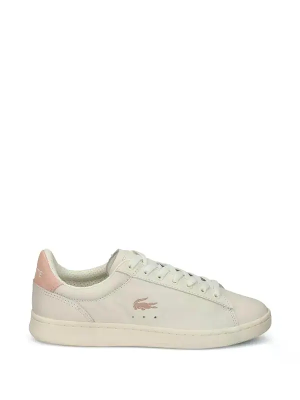 Lacoste Carnaby Leather Sneakers With Logo Detail