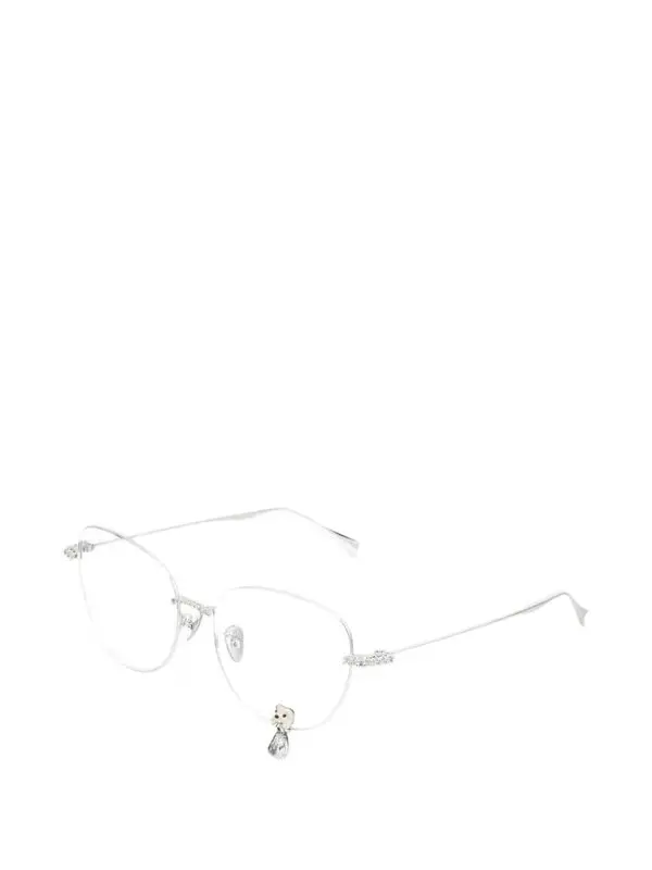 YVMIN Flocked Bear Gemstone Glasses