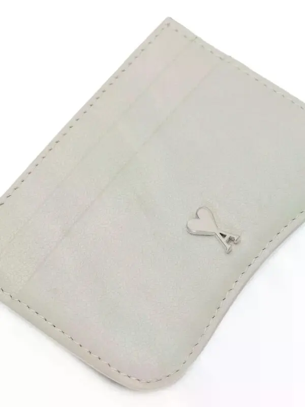 AMI Paris Paris Paris Cowhide-leather Card Holder