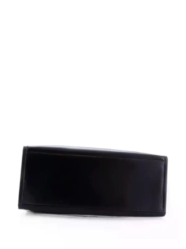 Fendi Sunshine Shopper Leather Medium Tote Bag - Black