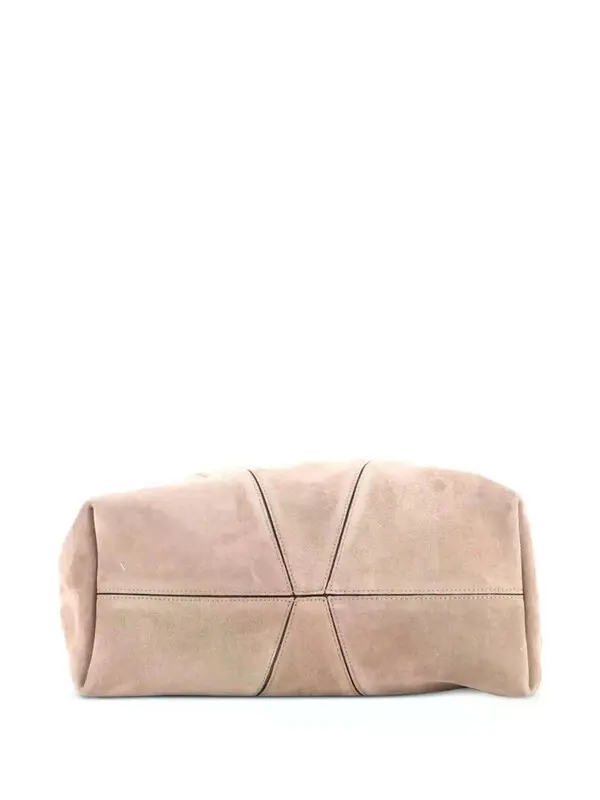 Chloé Spin Suede Large Tote Bag - Brown