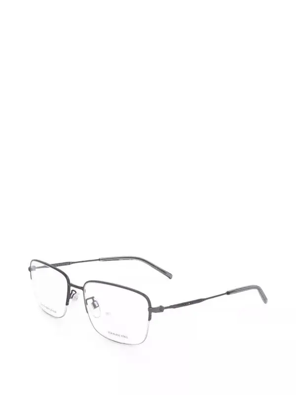 Tommy Hilfiger Logo-engraved Glasses - Silver
