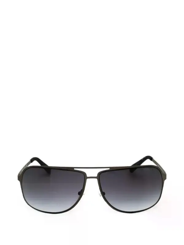 KENNETH COLE Gradient-lens Pilot-frame Sunglasses - Grey
