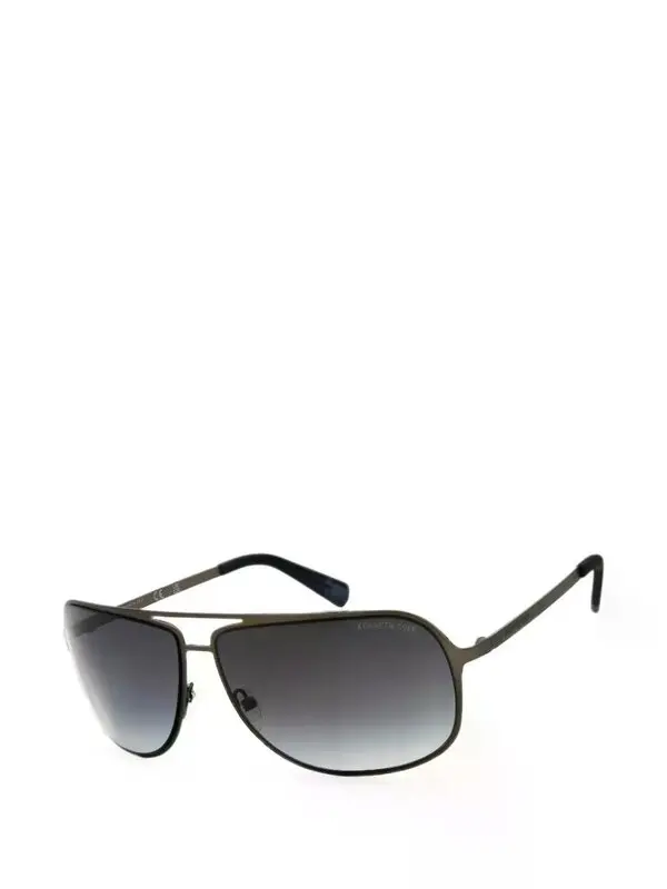 KENNETH COLE Gradient-lens Pilot-frame Sunglasses