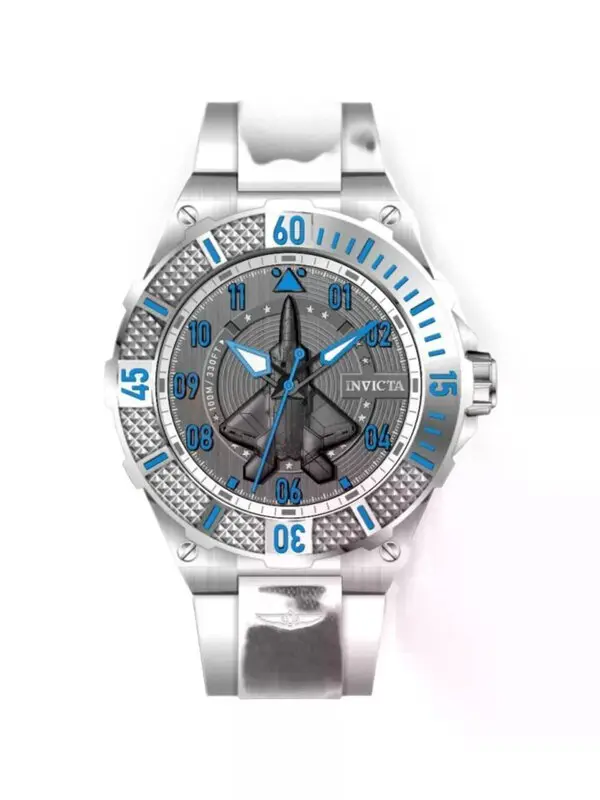 INVICTA Chronograph Watch With Logo Detail - Grey