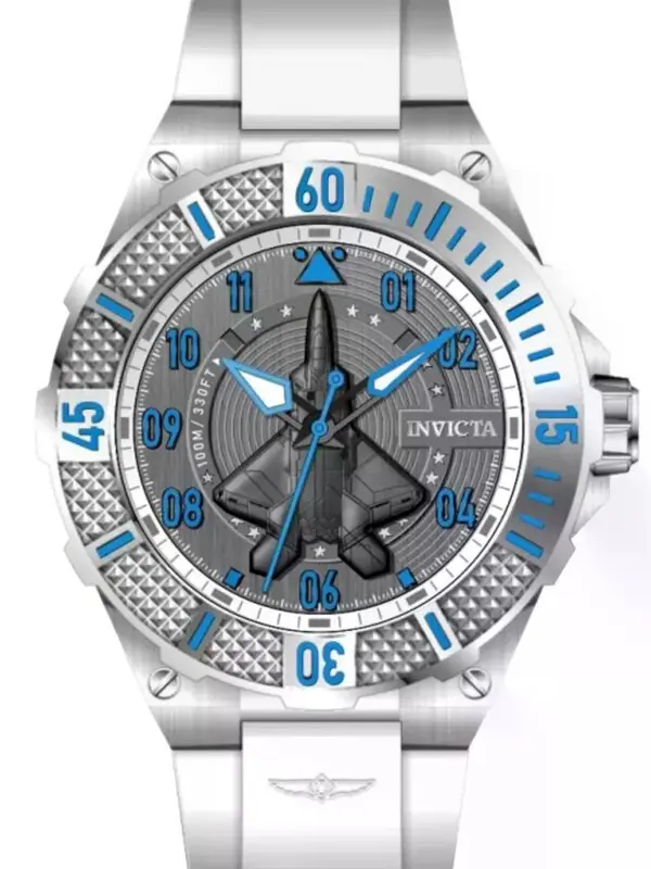 INVICTA Chronograph Watch With Logo Detail - Grey