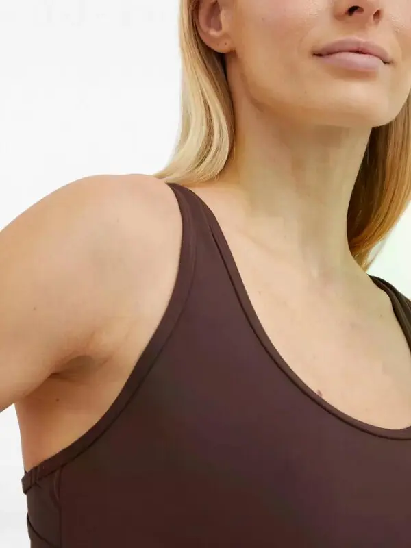 P.E Nation Rudimental Scoop-neck Racerback Sports Bra