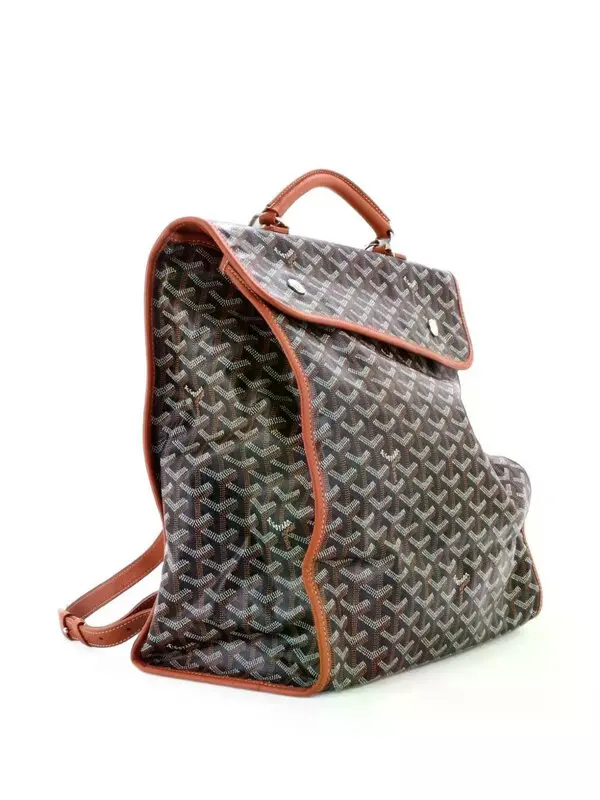 Goyard Saint Leger Briefcase Coated Canvas Backpack