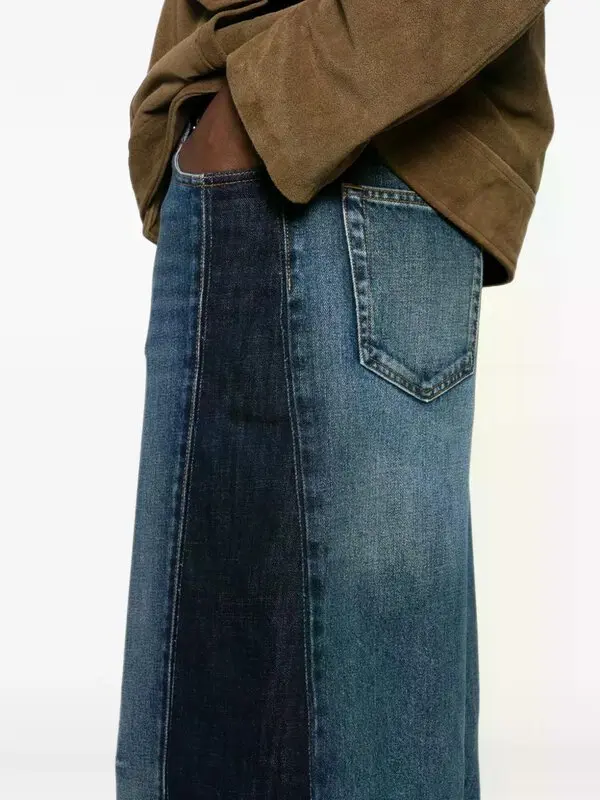 VICOLO Two-tone Panelled Jeans