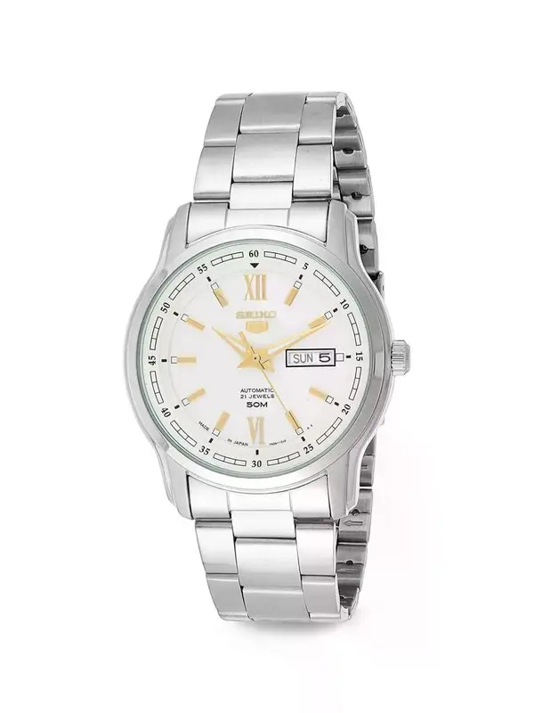 SEIKO Round-frame 40mm Watch - White