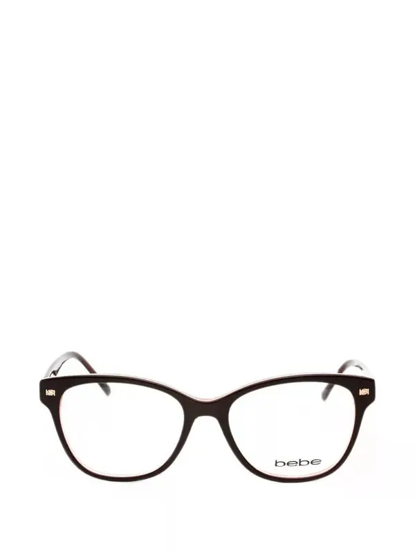 Bebe Leopard Print Eyeglasses