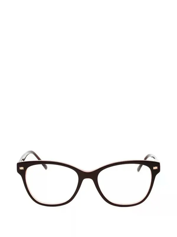 Bebe Leopard Print Eyeglasses