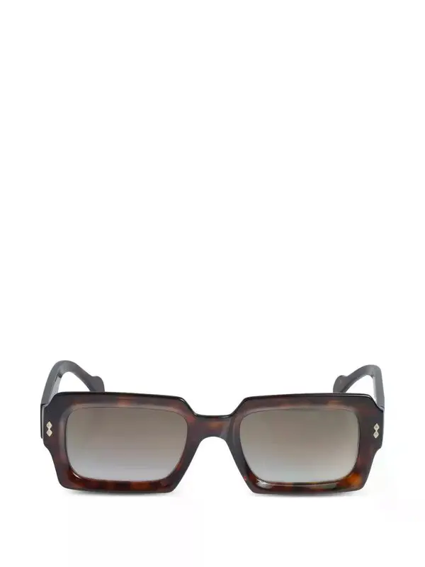 Kàdor Evy Glamour Rectangle Sunglasses - Brown