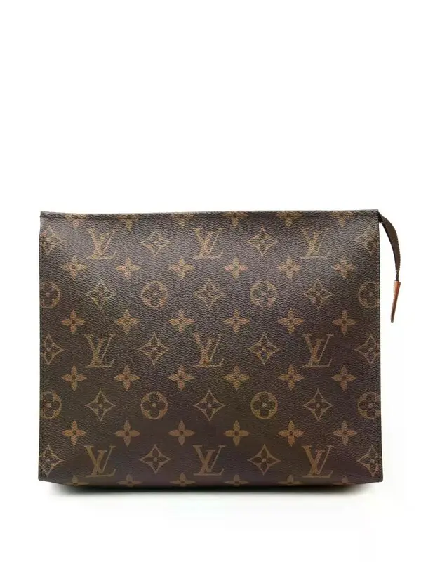 LOUIS VUITTON 2016 Monogram Toiletry Pouch 26 Clutch Bag