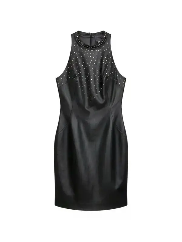 Versace 1990s Crystal-embellished Mini Dress - Black