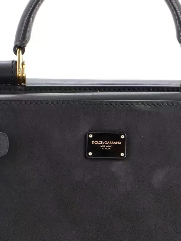 Dolce & Gabbana Sicily Satchel Bag - Black