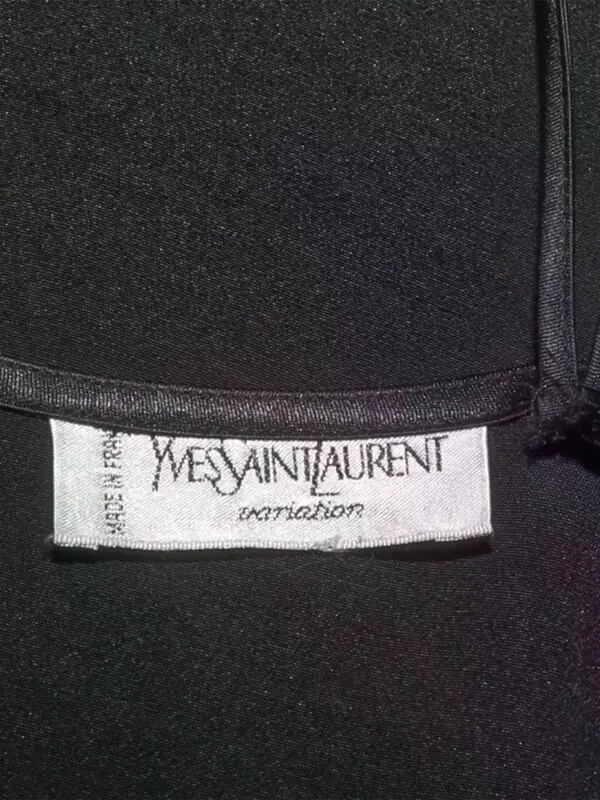 Saint Laurent 1990s Lace-trim Slip Midi Dress