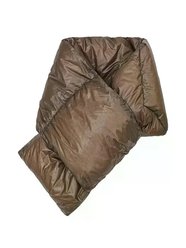 NANGA Quilted Padded Scarf - Brown