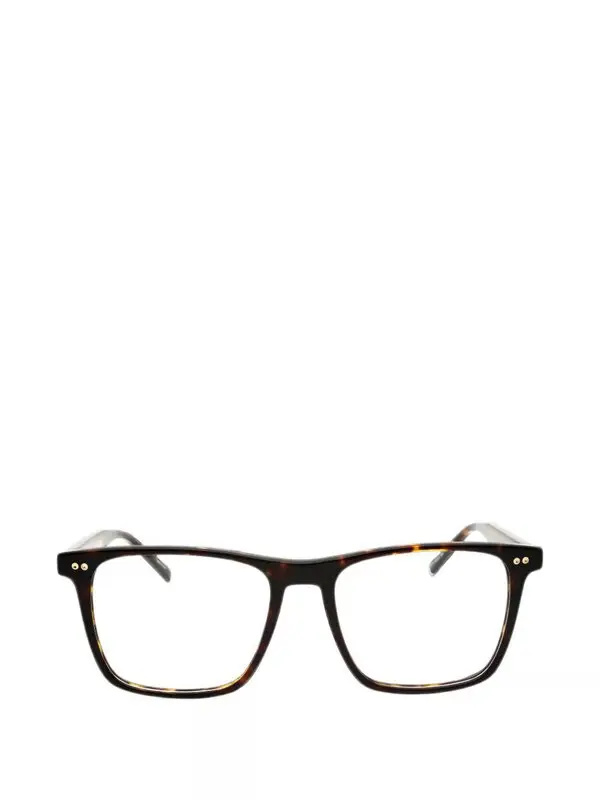 Tommy Hilfiger Tortoiseshell-effect Rectangle-frame Glasses