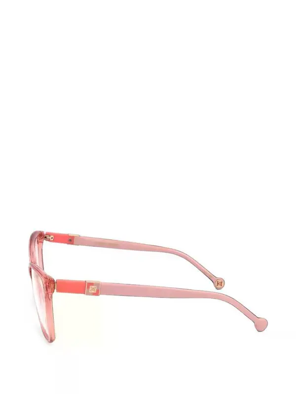 Carolina Herrera Logo-plaque Square-frame Glasses