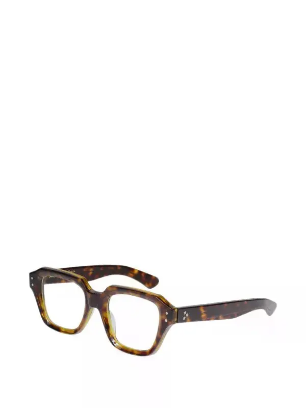 Kàdor Smoke Square-frame Eyeglasses With Tortoiseshell Effect - Brown
