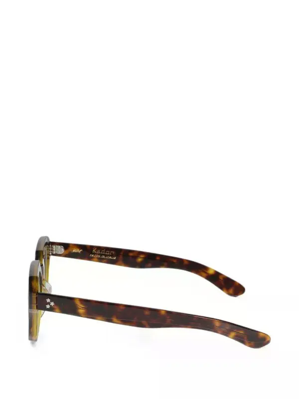 Kàdor Smoke Square-frame Eyeglasses With Tortoiseshell Effect - Brown