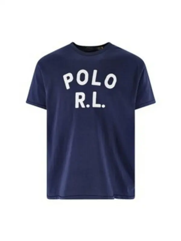 Polo Ralph Lauren Logo Printed Crewnck T-shirt - Blue