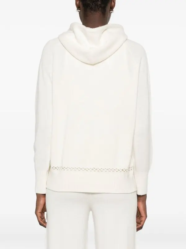 Ermanno Scervino Wool And Cashmere Hoodie