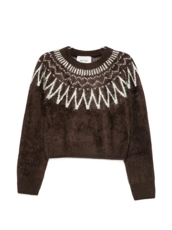 Soft Goat Wool Crewneck Sweater