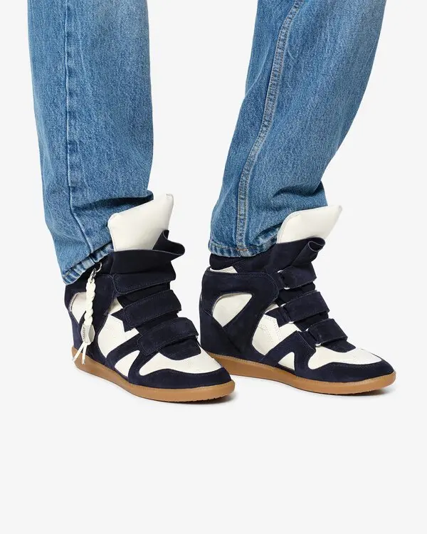 Isabel Marant Étoile Bekett" Suede Wedge Sneakers