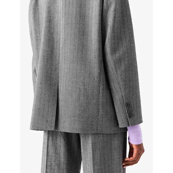 Maje Tailored Single-breasted Blazer With Notched Lapels