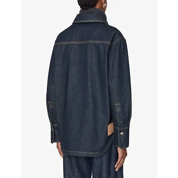 JOSEPH Idar Chest-pocket Denim Shirt
