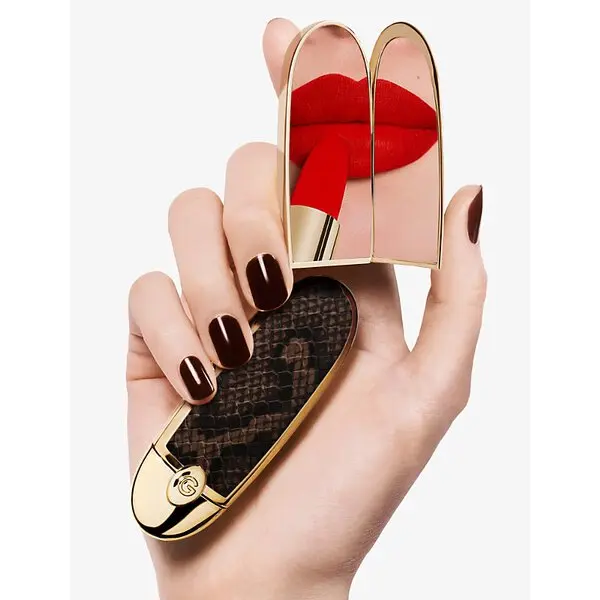 GUERLAIN Rouge G -double Mirror Jewel Customisable Ultra-care Lipstick Case